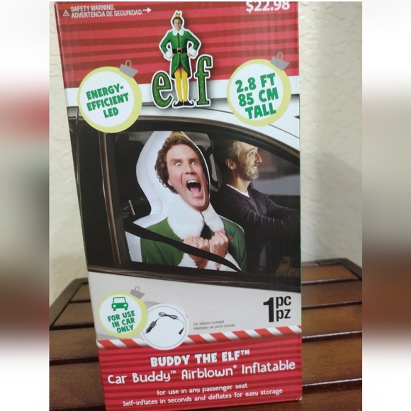 Holiday | Buddy The Elf Airblown Inflatable 28 Car Buddy Christmas Led ...